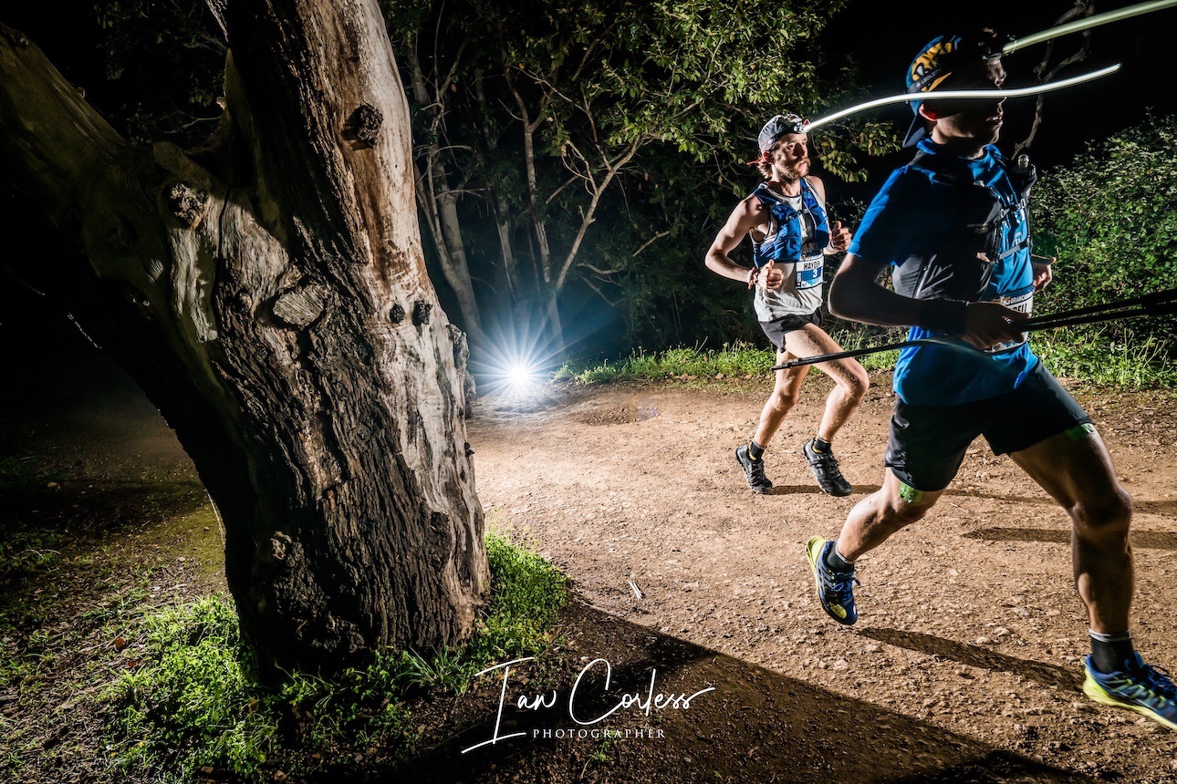 photographing runners at night | IAN CORLESS